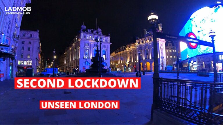 Explore UNSEEN LONDON Streets at Night | Virtual Walking Tour ...